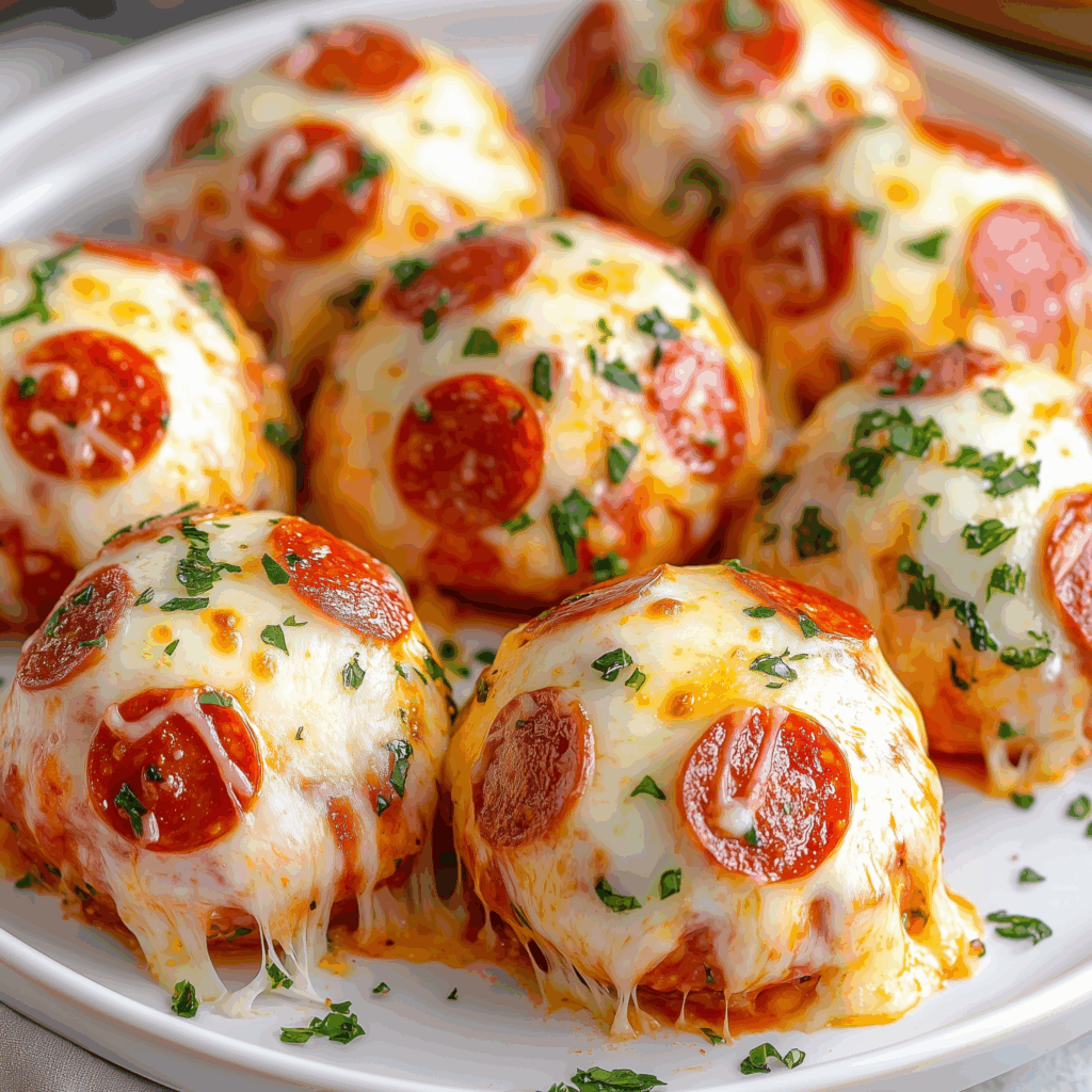 Cheesy Pepperoni Pizza Bombs – Gourmet Mastermind