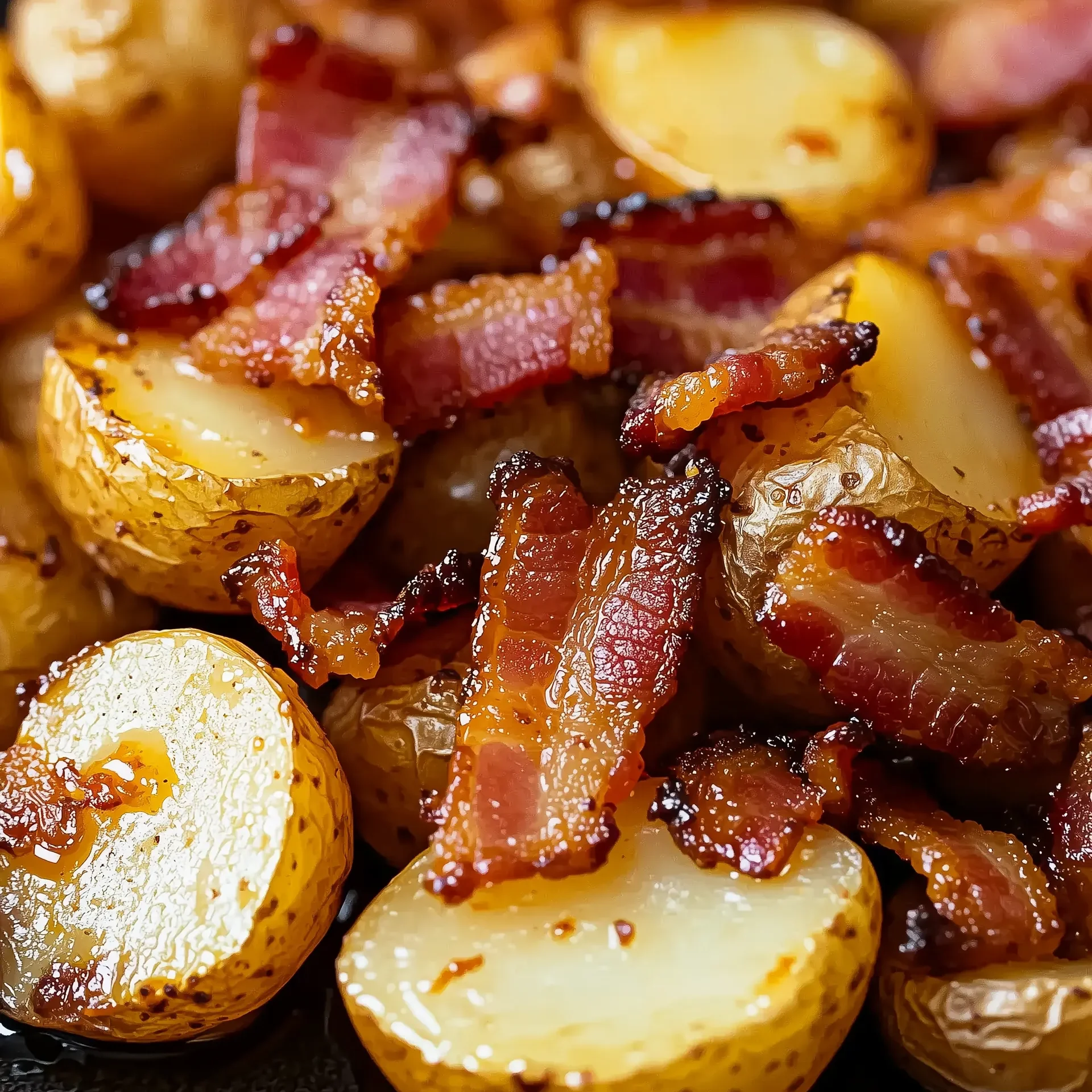 Honey Bacon Roasted Potatoes Recipe - Gourmet Mastermind